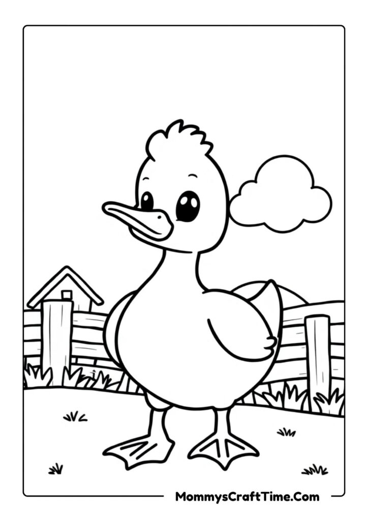 32 Free Farm Animal Coloring Pages For Toddlers - Mommys Craft Time