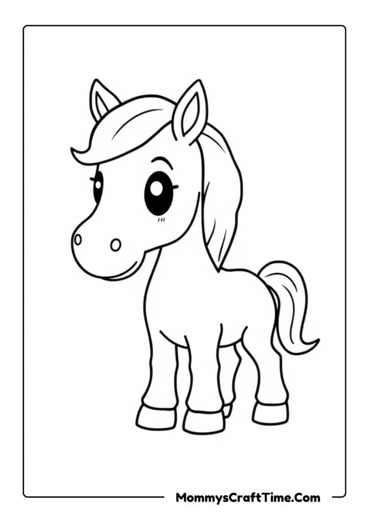 32 Free Farm Animal Coloring Pages For Toddlers - Mommys Craft Time