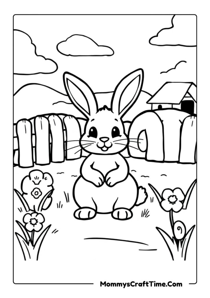 32 Free Farm Animal Coloring Pages For Toddlers - Mommys Craft Time