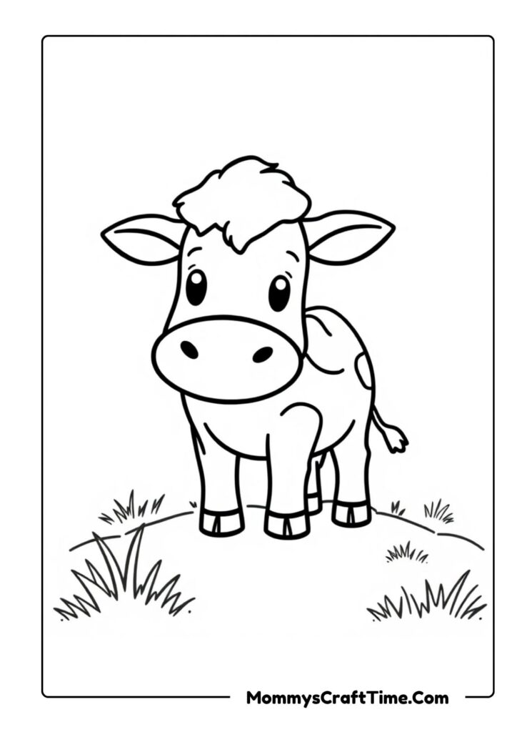 32 Free Farm Animal Coloring Pages For Toddlers - Mommys Craft Time