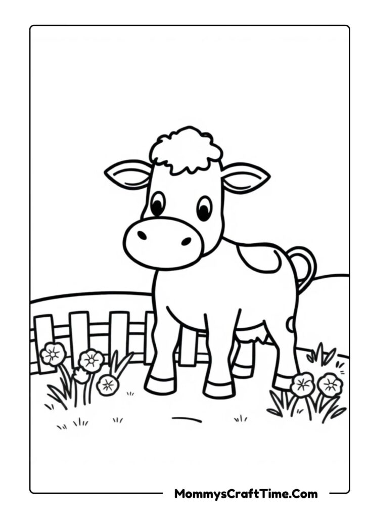 32 Free Farm Animal Coloring Pages For Toddlers - Mommys Craft Time