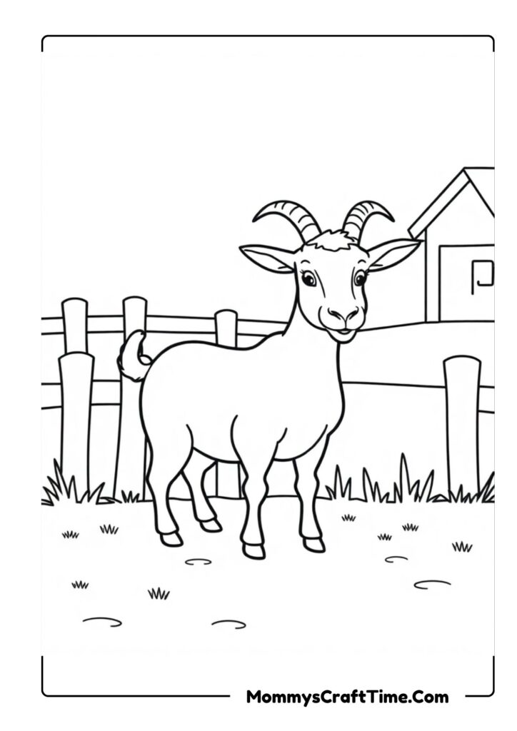 32 Free Farm Animal Coloring Pages For Toddlers - Mommys Craft Time