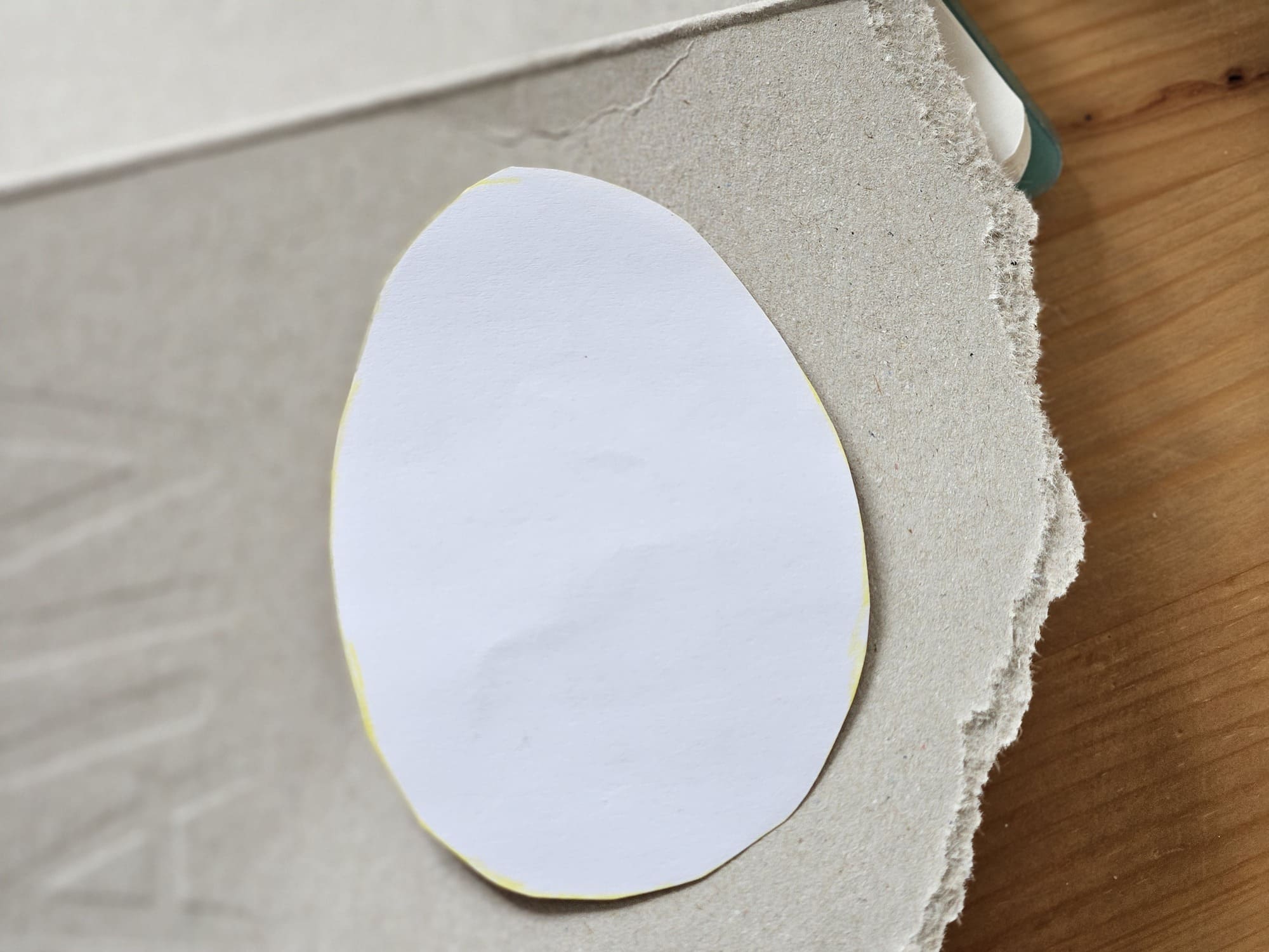 5 Step Easy DIY Cardboard Easter Egg Craft For Toddlers
