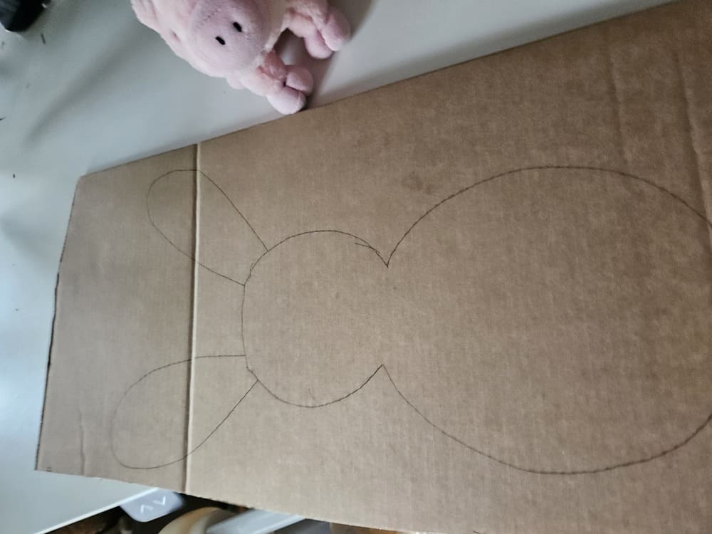 Easy Cardboard Easter Bunny Craft For Toddlers