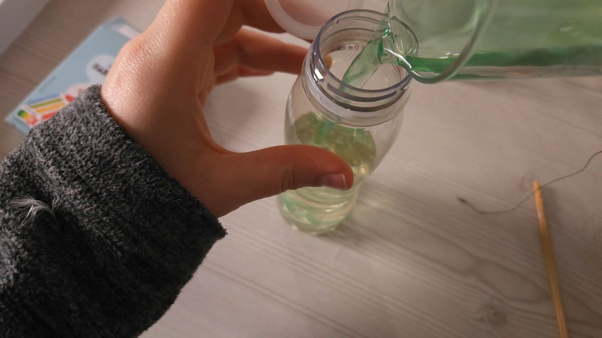 How To Make Stunning Layered Color Mixing Sensory Bottles - DIY